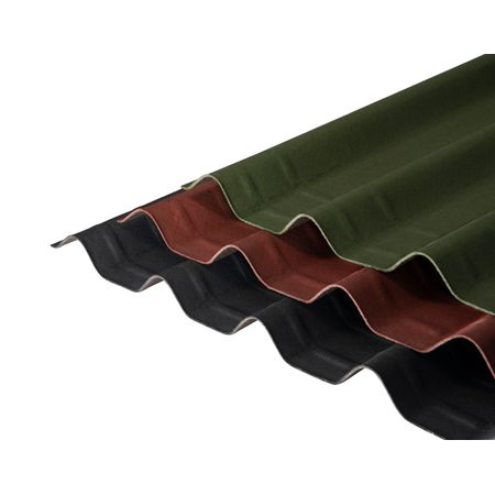 Onduline Easyfix Corrugated Bitumen Roof Sheet - 2000mm x 820mm x 2.6mm ...