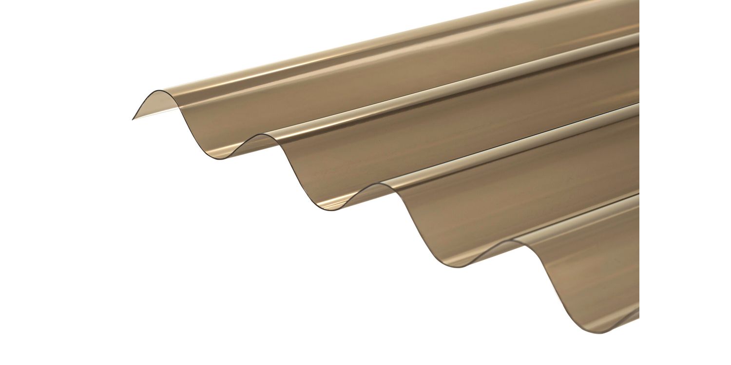 Solstice PVC Corrugated Roofing Sheet from £6.32