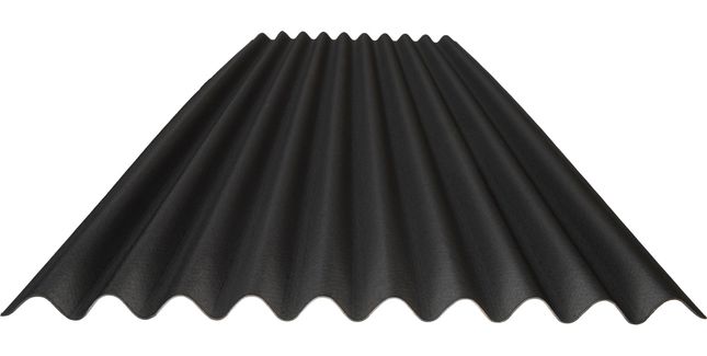 Solstice Bitumen Corrugated Roofing Sheet - 2000mm x 930mm x 2.6mm from ...